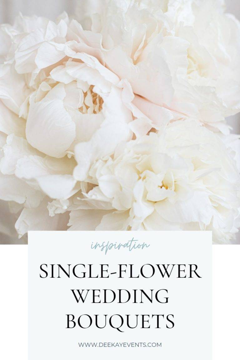 Single-Flower Bouquets: Less is More | Dee Kay Events